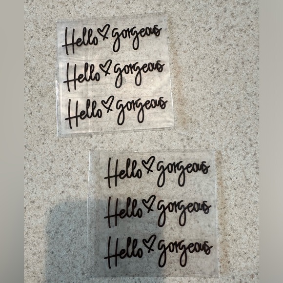 Accessories | Hello Gorgeous Stickers | Poshmark